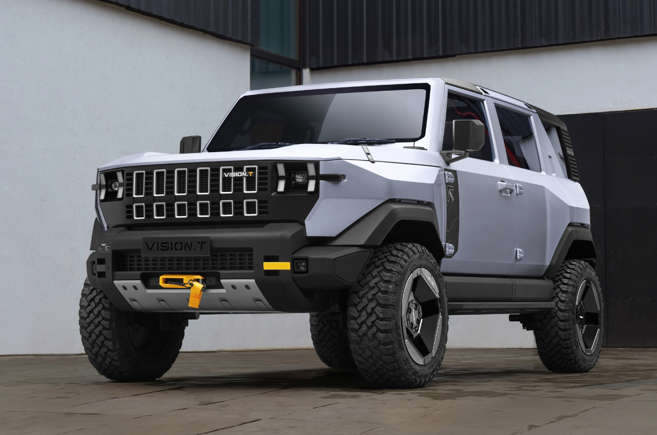 Mahindra Vision T Exterior Design Concept Image Gallery - Engineinside